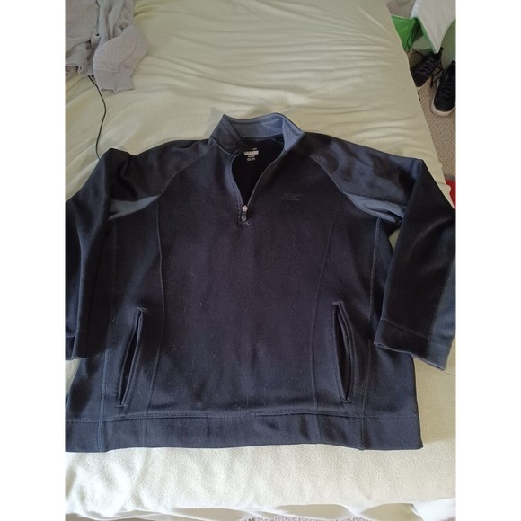 Reebok | Jackets & Coats | Reebok Mens Black Quarter Zip Running ...